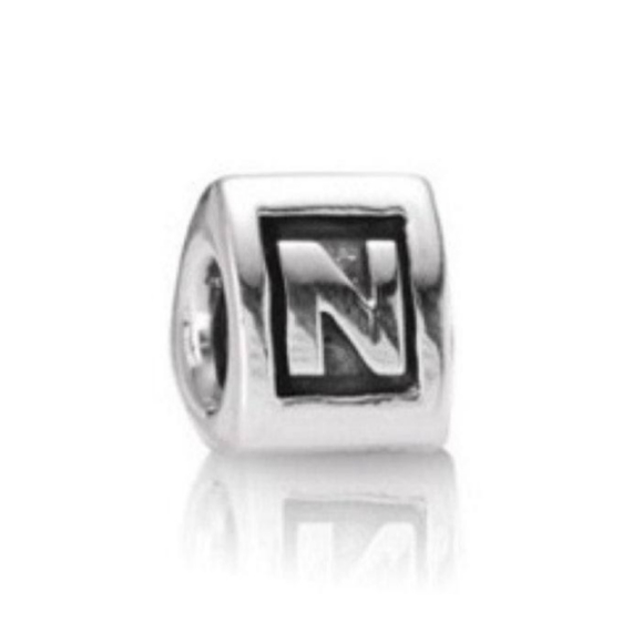 Pandora | Jewelry | Authentic Pandora Letter N Alphabet Triangular ...